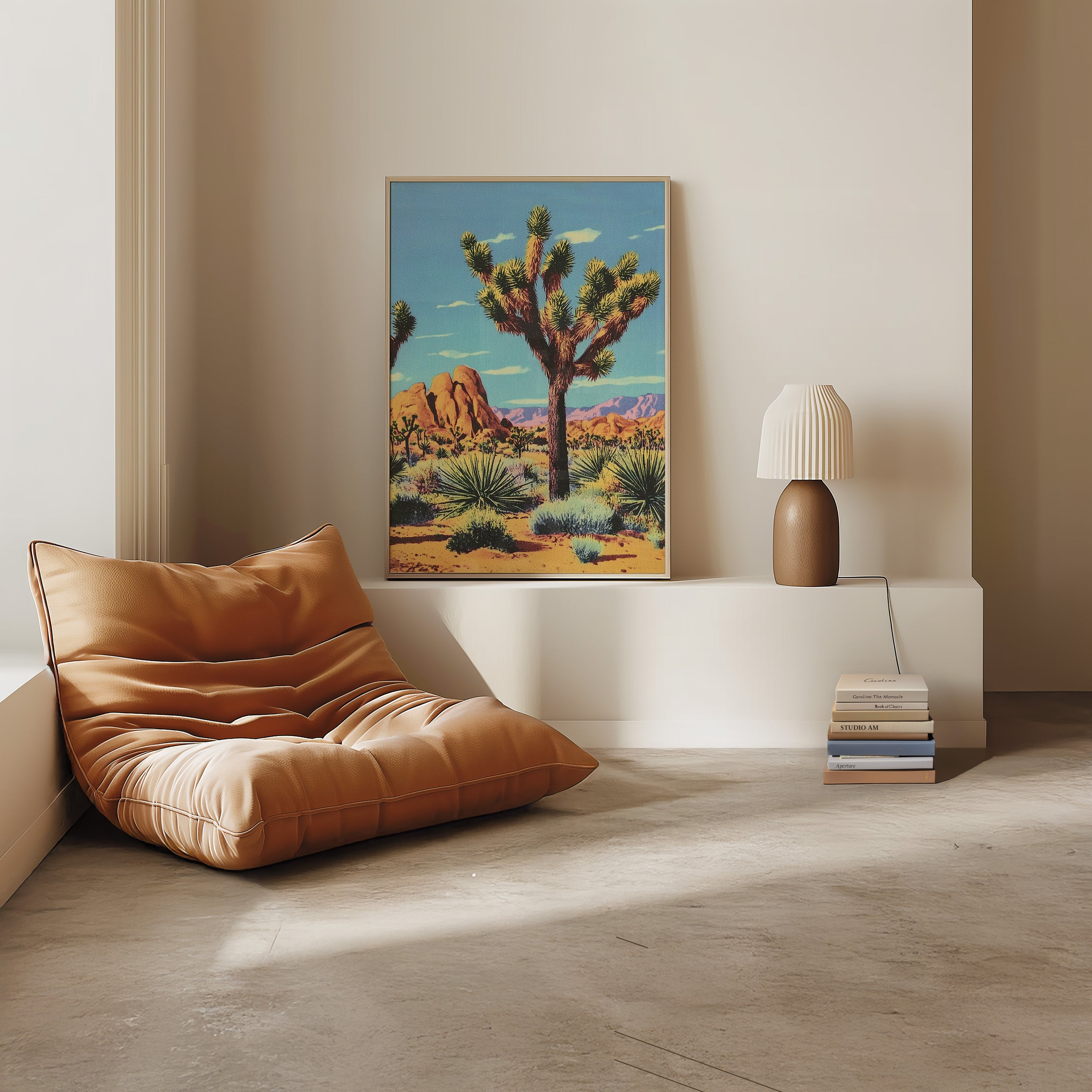 Joshua Tree Desert California Landscape Art Print – Tejas Country Club