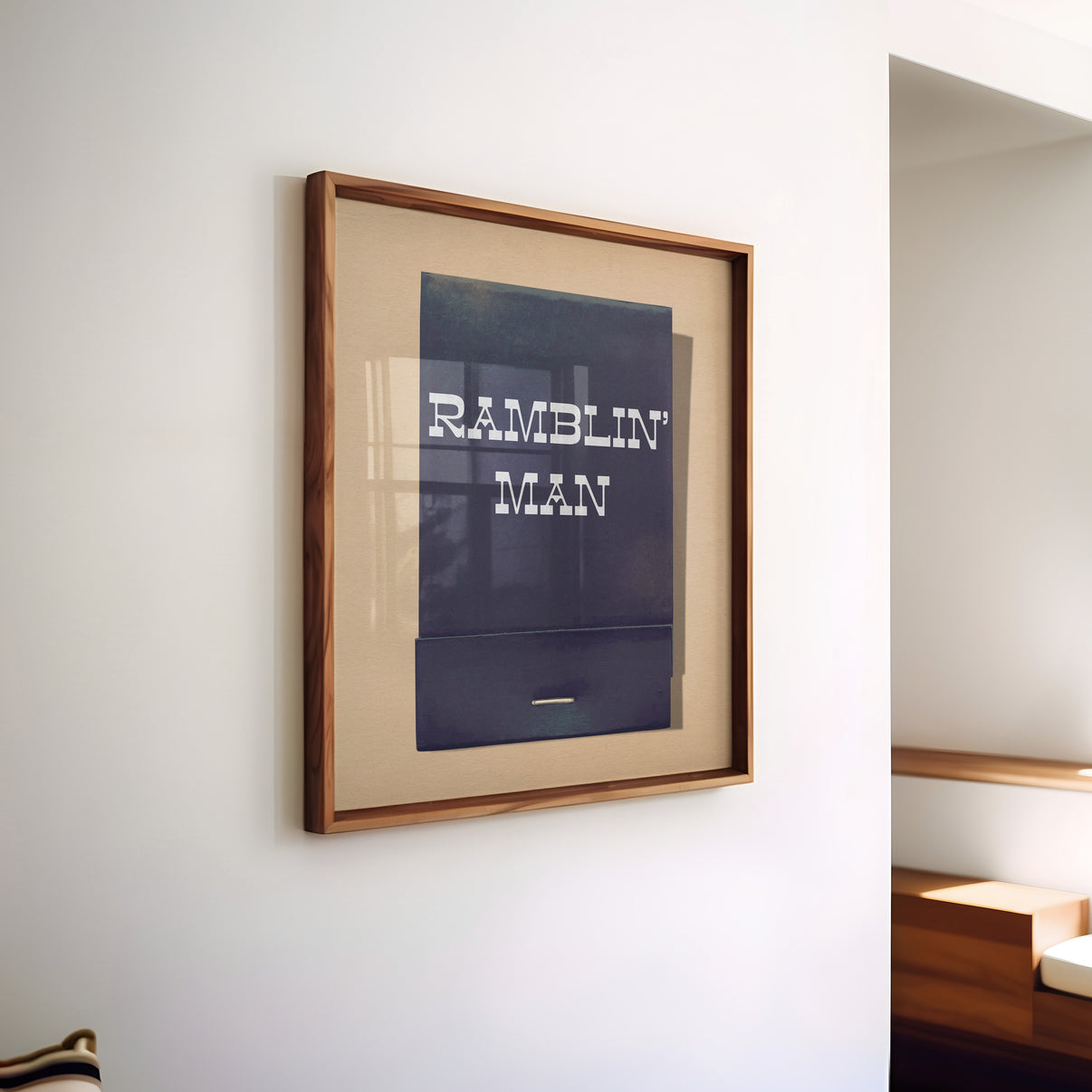 Ramblin' Man Matchbook Art Print – Tejas Country Club