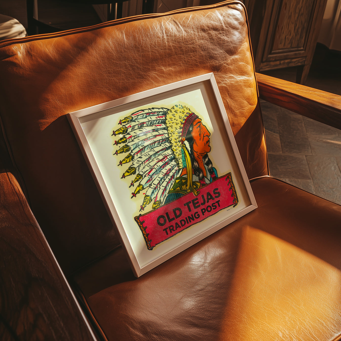 Tejas Trading Post Vintage Decal Art Print – Tejas Country Club