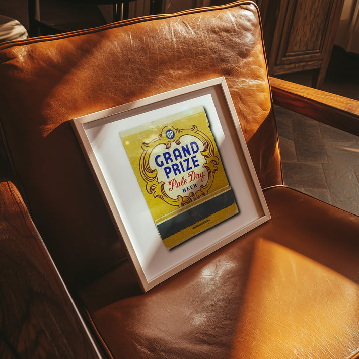 Grand Prize Beer Matchbook Photography Print – Tejas Country Club