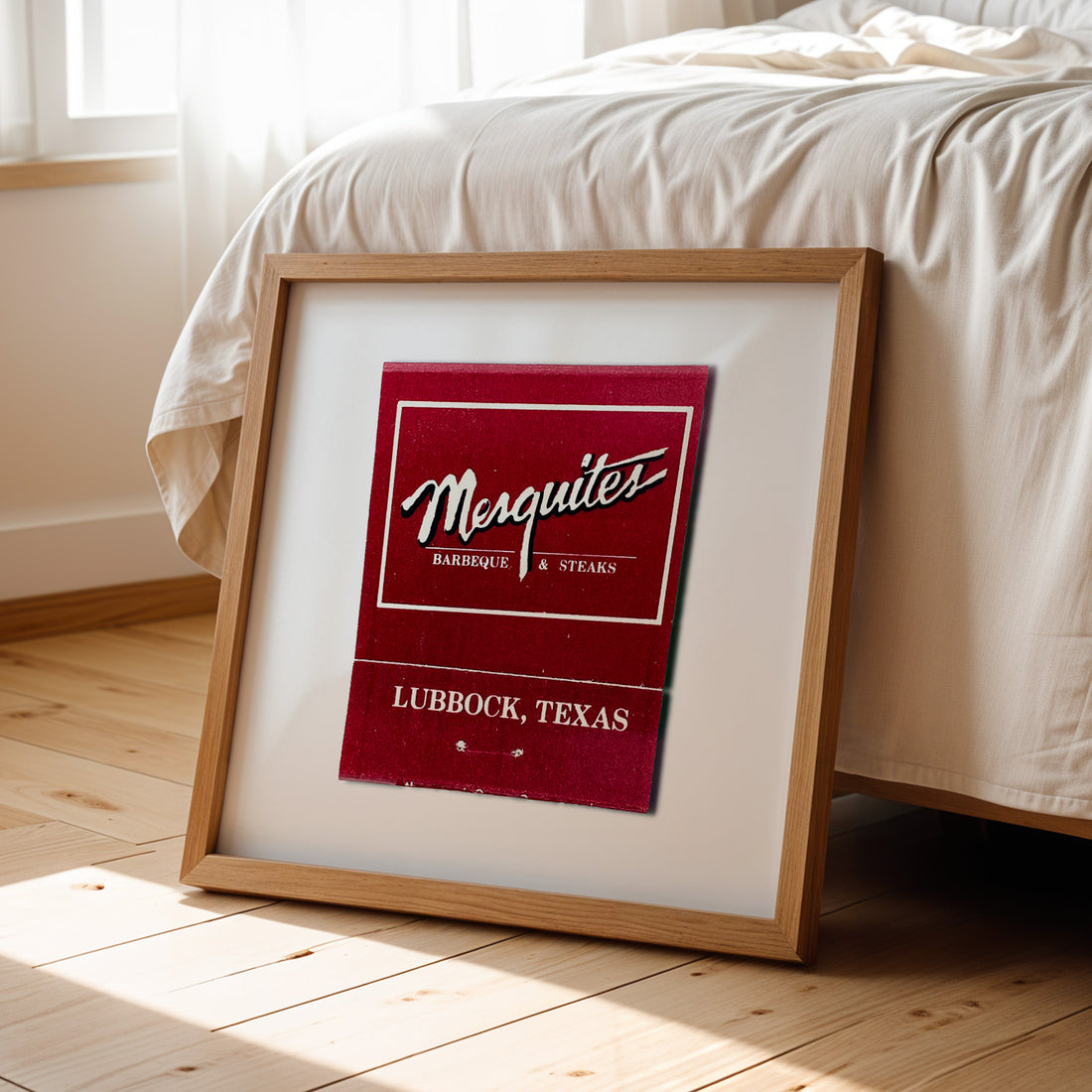Mesquites Lubbock Texas Matchbook Photography Print – Tejas Country Club