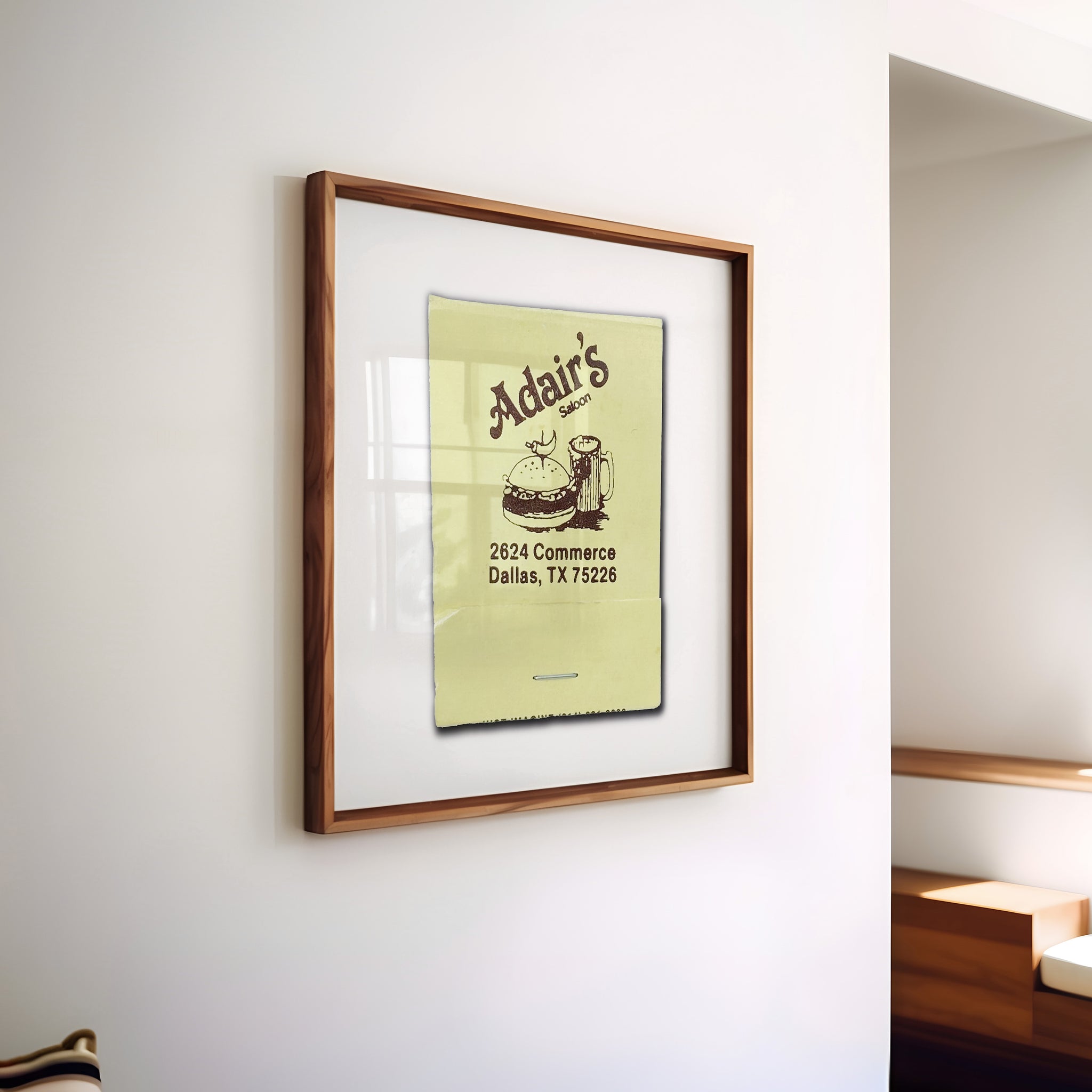 Adair's Saloon Dallas Texas Matchbook Photography Print – Tejas Country ...