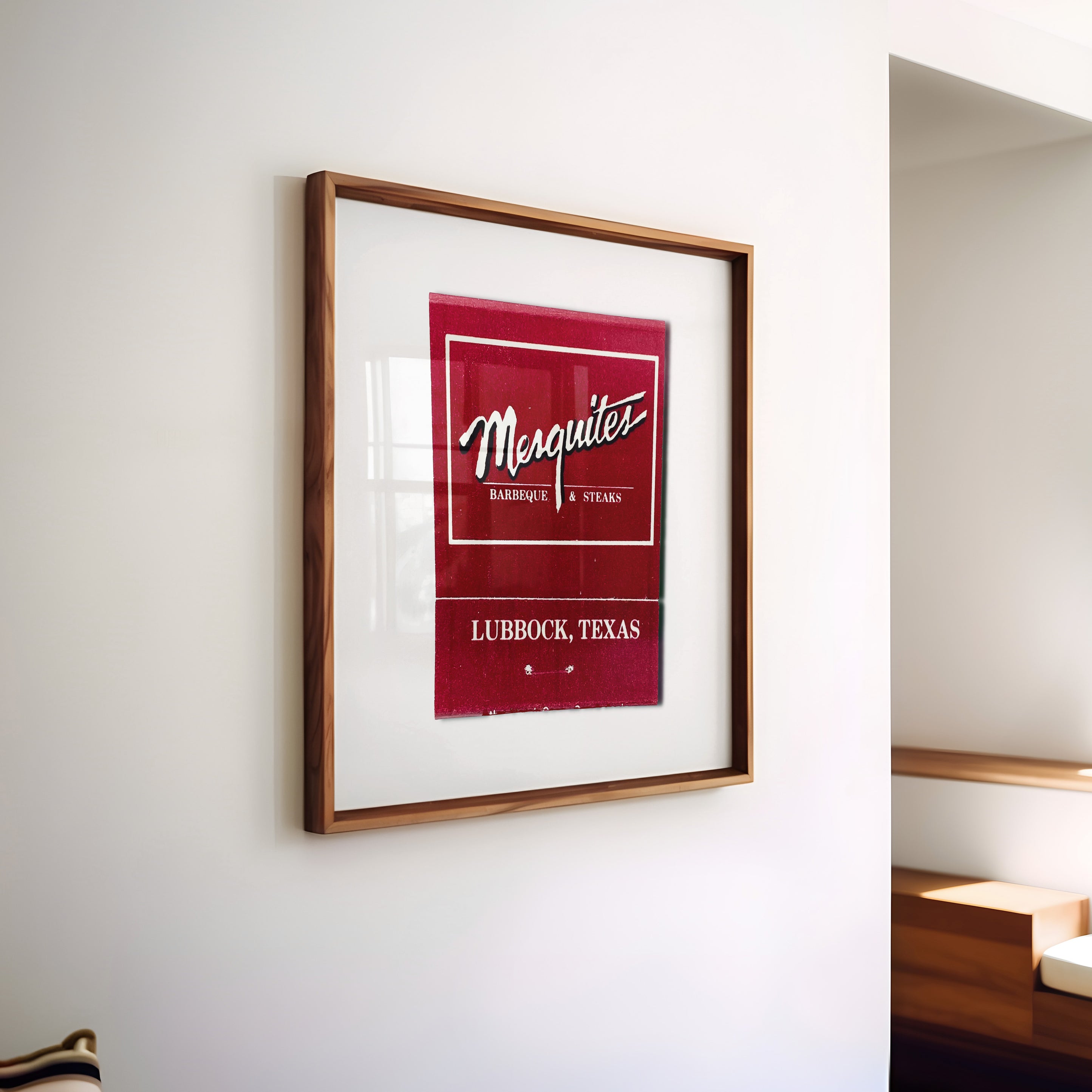 Mesquites Lubbock Texas Matchbook Photography Print – Tejas Country Club