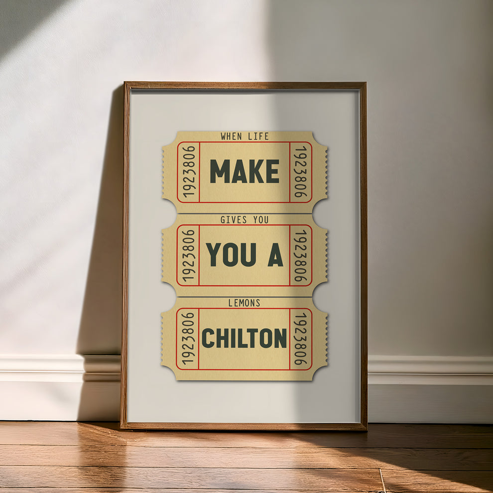 Make You A Chilton Lubbock Texas Cocktail Art Print – Tejas Country Club